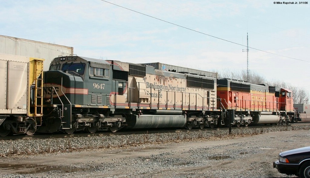 BNSF SD70MAC 9647